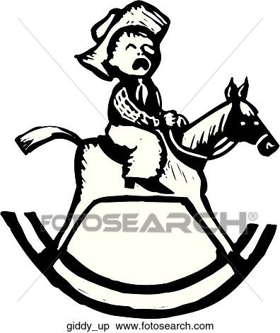 Clipart of Giddy-Up giddy_up - Search Clip Art, Illustration Murals ...