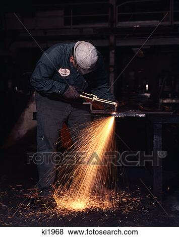 Steelworker Welder Steel Welding Worker Stock Photo | ki1968 | Fotosearch