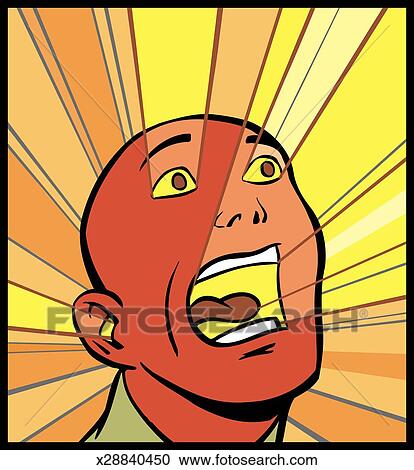 Exploding Head Clip Art