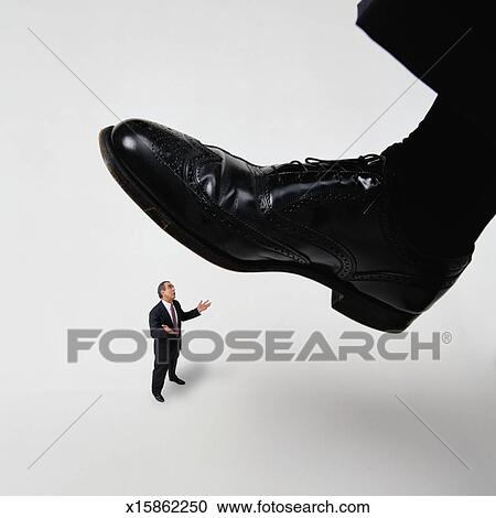 Businessman Getting Stepped On Stock Image | x15862250 | Fotosearch
