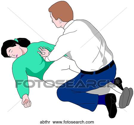 Abdominal Thrusts Stock Illustration | abthr | Fotosearch