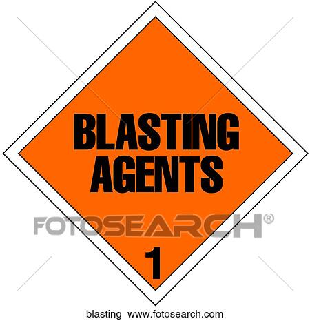 Blasting Agents Drawing | blasting | Fotosearch