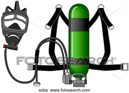 Stock Illustrations of Self Contained Breathing Apparatus scba - Search ...