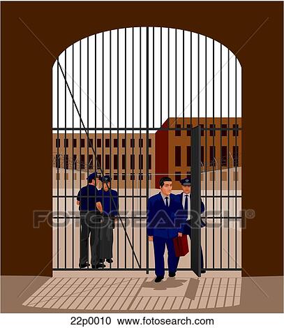Leaving jail Clipart | 22p0010 | Fotosearch