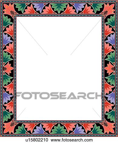 Clipart of Bright Color Border u15802210 - Search Clip Art ...