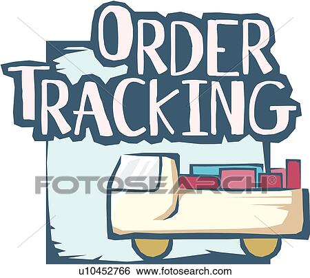 Clip Art of business, order tracking, web, site, homepage, cyberspace ...
