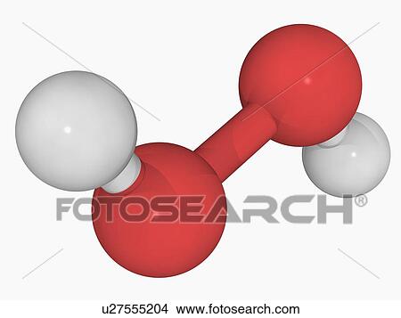 Drawings of Hydrogen peroxide molecule u27555204 - Search Clip Art ...