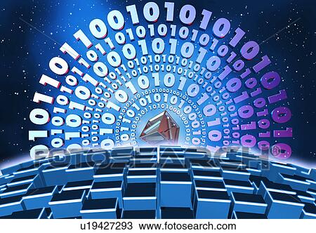 Drawing of 0s, 1s and 0s, 1s, 0s and 1s, graphic u19427293 - Search ...