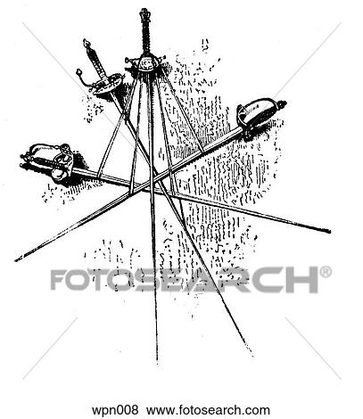 Rapiers Stock Illustration | wpn008 | Fotosearch