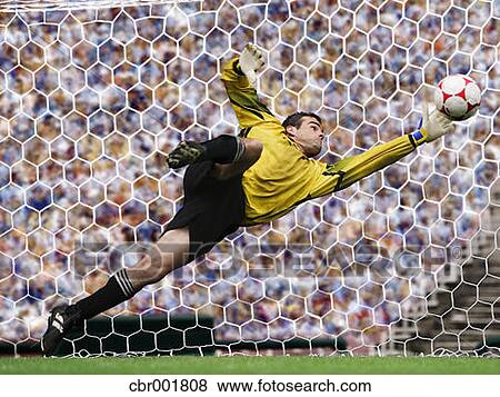 Pictures of Soccer Goalie Trying to Block Goal cbr001808 - Search Stock ...